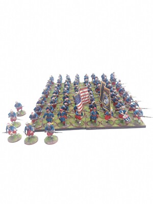 American Civil War Zouaves 25mm / 28mm Painted Plastic Perry Miniatures ...
