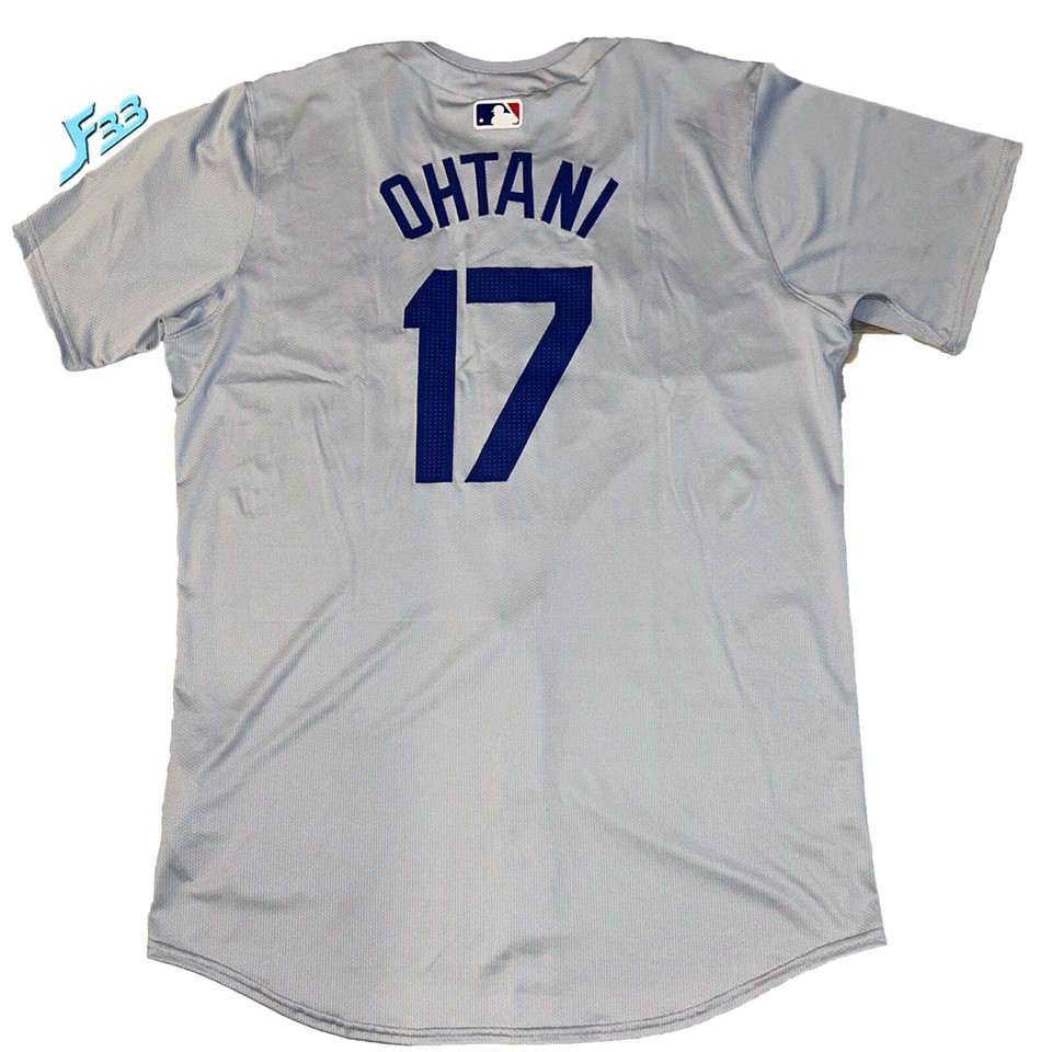 Shohei Ohtani Los Angeles Dodgers Gray Alternate Authentic Nike Elite ...