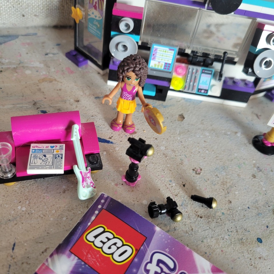 LEGO Friends Pop Star Recording Studio 41103 Pre-Owned Incomplete ...