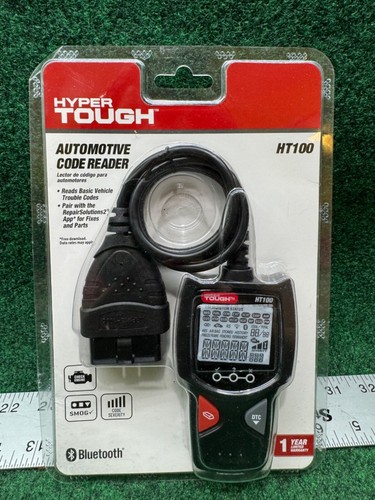 Hyper Tough HT100 Code Reader, 1996 & Newer OBD2 Vehicles, Free Fix & Part Recom | eBay