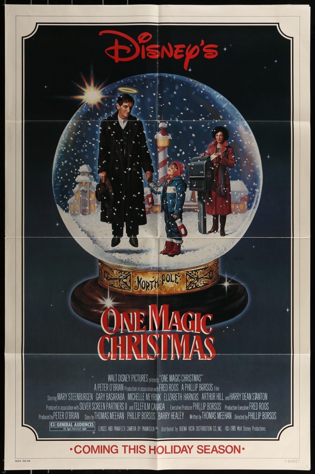 DISNEY ONE MAGIC CHRISTMAS(1985)STEENBURGEN/BASARABA ORIGINAL MOVIE ...