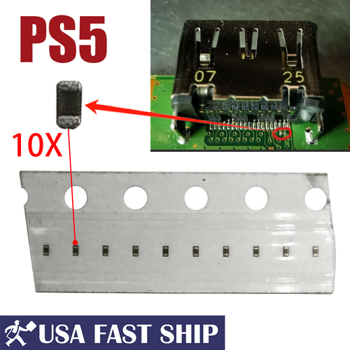 10X HDMI Port Capacitor Cap SMD 0201 Replacement For Sony PS5 ...