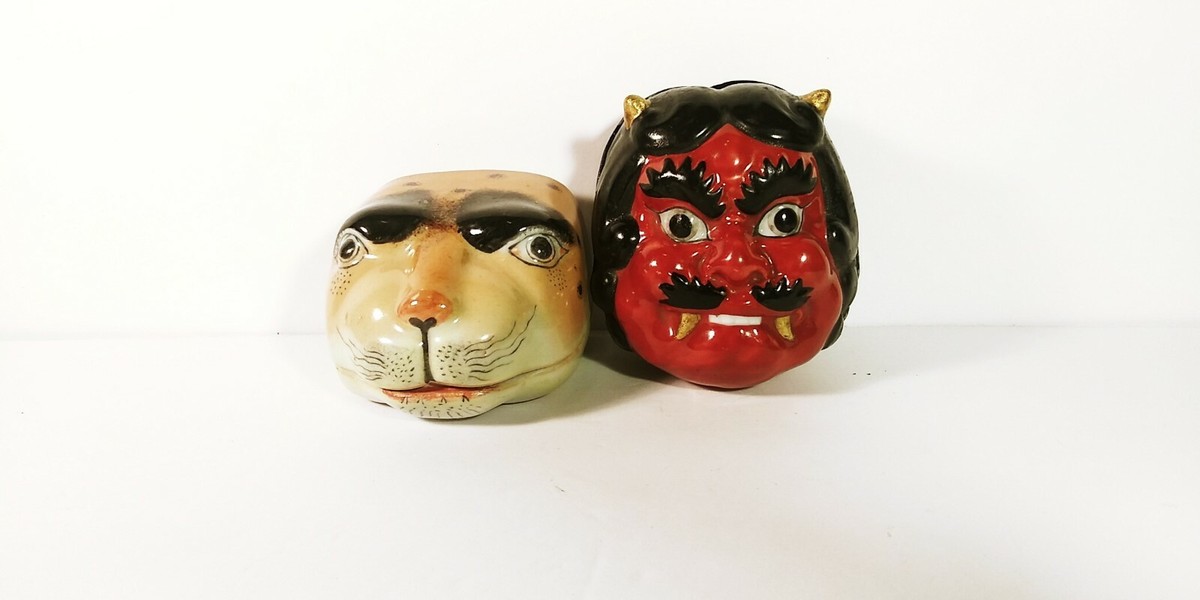 Leopard Masks Ceramics