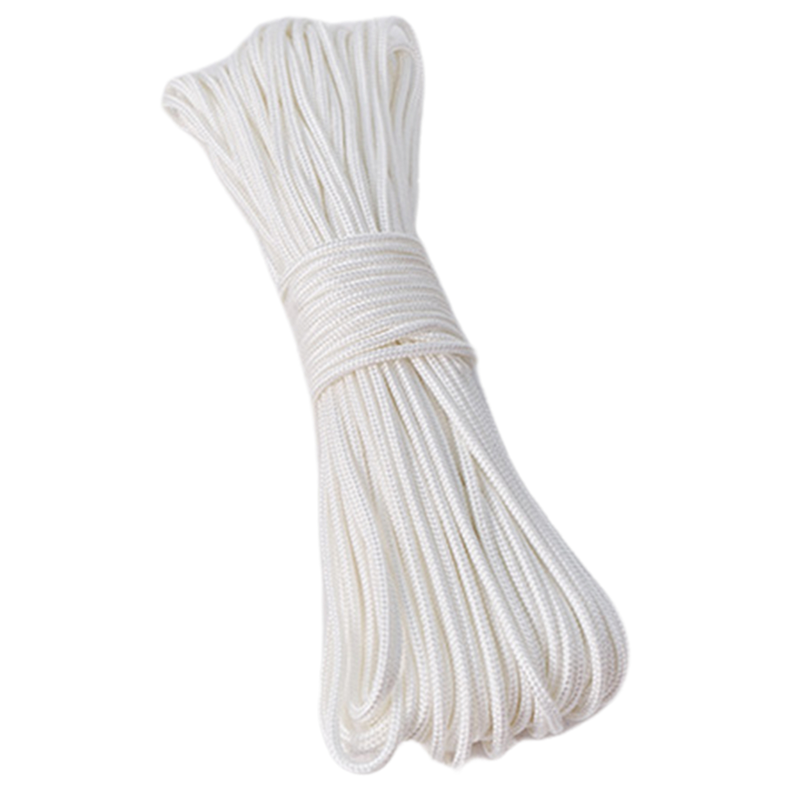 20m Heavy Duty Parasol Soft Nylon Rope White Mirror Washing Line ...