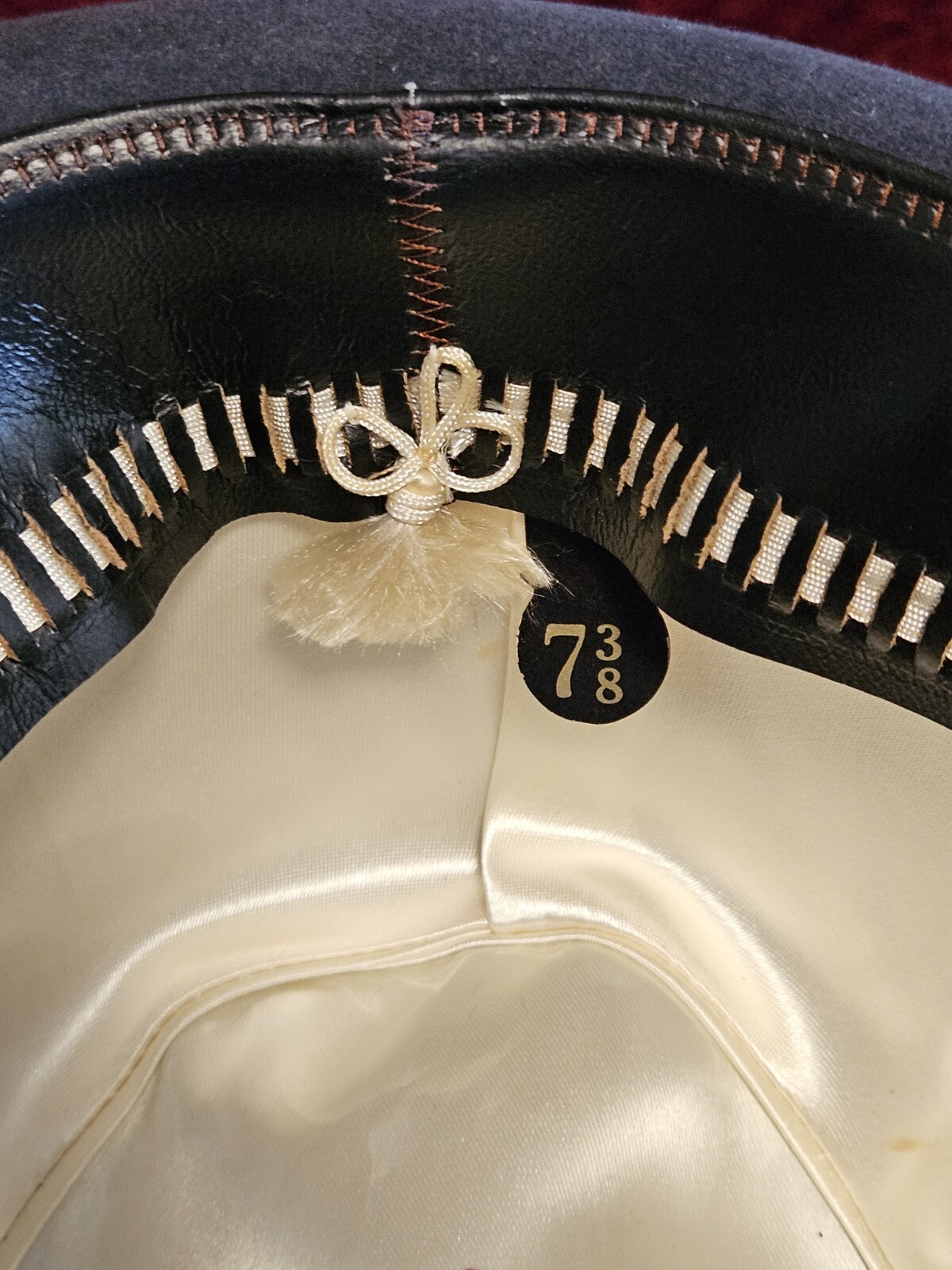 Vintage Stetson Fedora Hat With Pin And Box - Gem