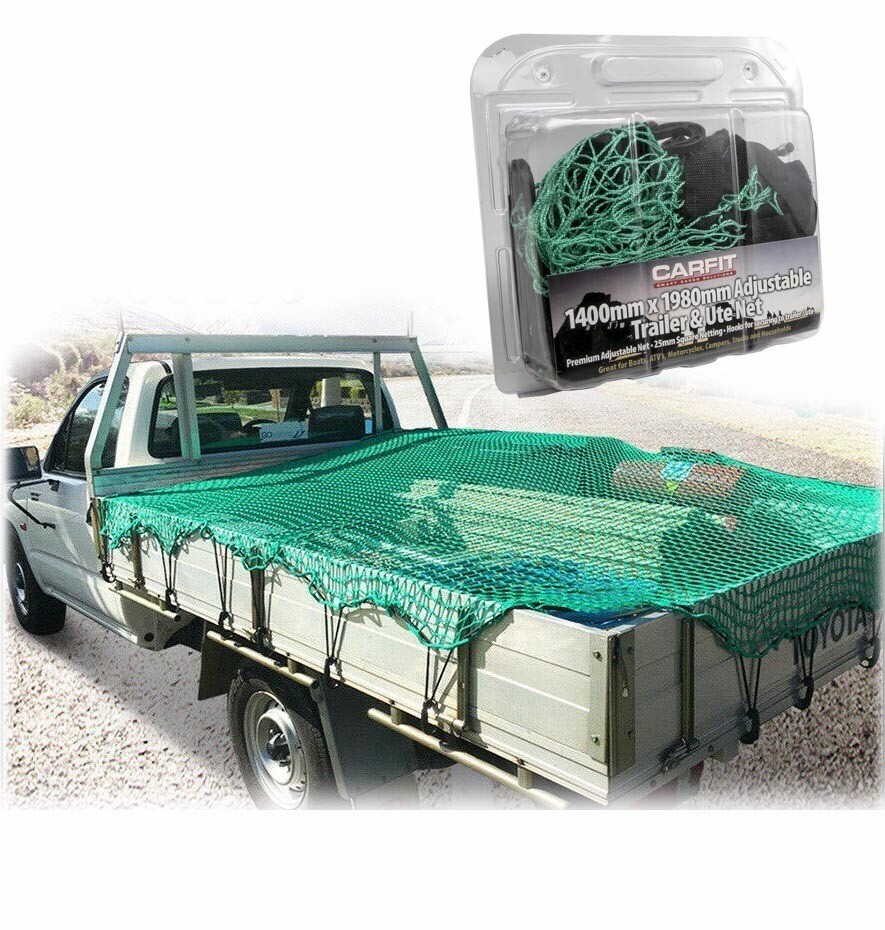 Carfit Adjustable Trailer Ute Net Trailer Nets Covers Tiedowns Strap ...