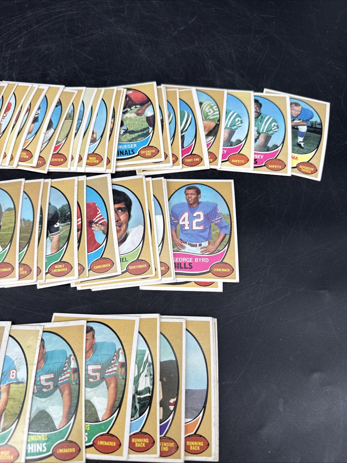 1970 TOPPS FOOTBALL LOT OF 55 CARDS SOME DUPS | eBay