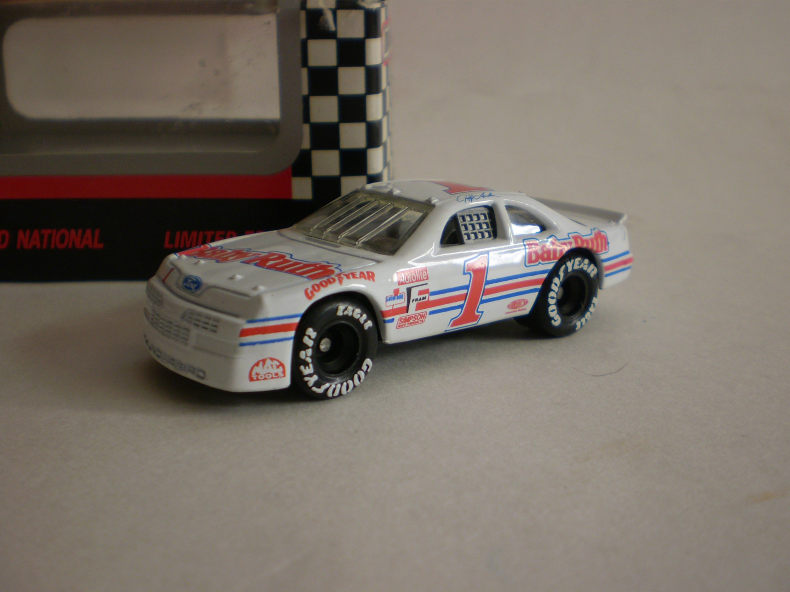 MATCHBOX WHITE ROSE SUPER STARS 1992 GRAND NATIONAL JEFF GORDON BABY ...