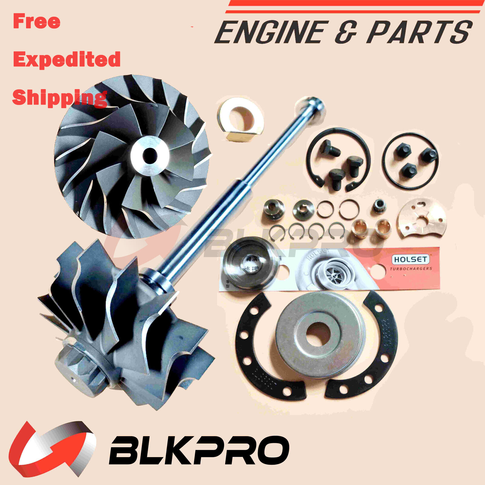 OEM Holset Repair Set Shaft Compressor Wheel Turbo HE351CW HE341CW ...