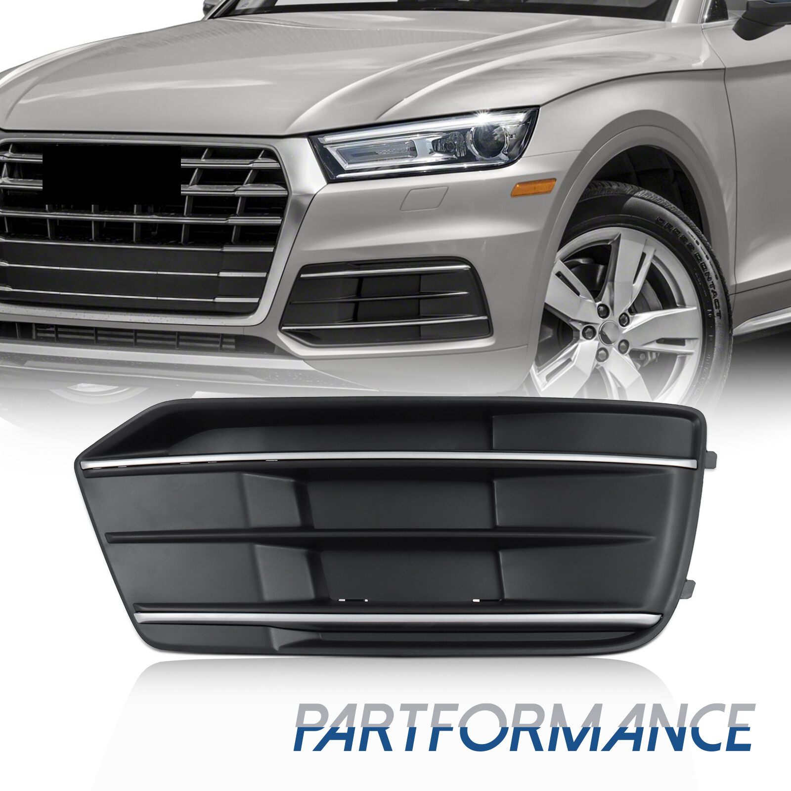 Front Bumper Cover RH Passenger Side Grille Bezel Insert For Audi Q5 ...