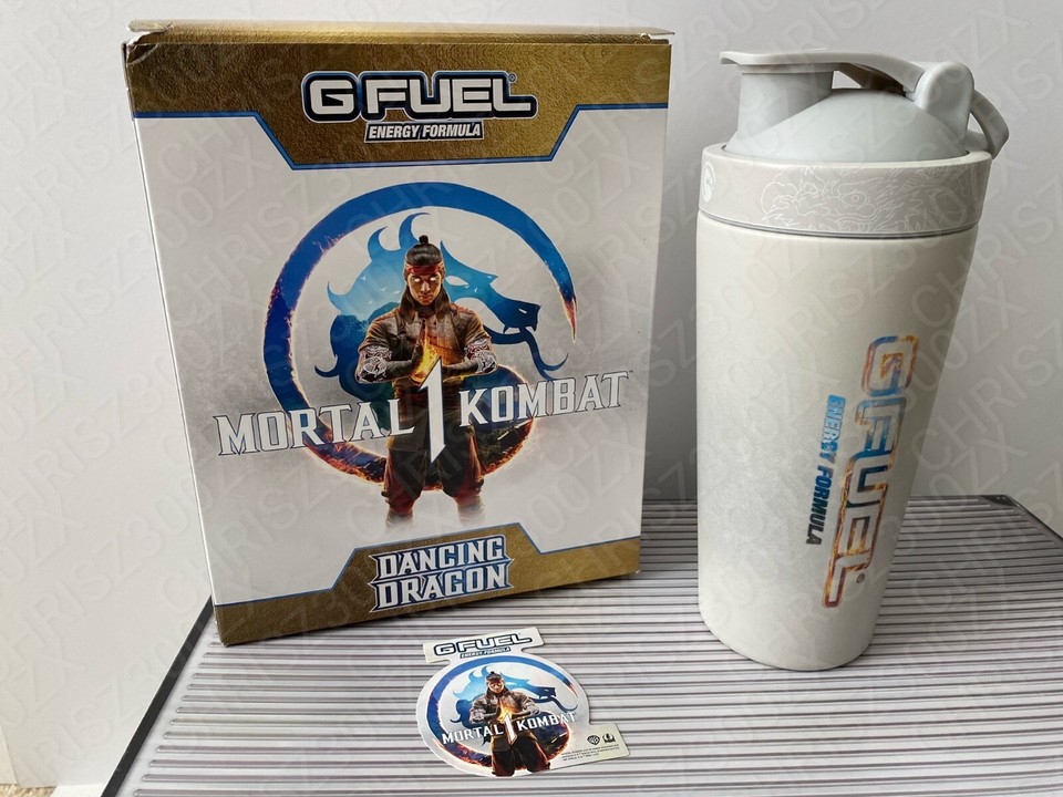 G FUEL Mortal Kombat 1 Collector's Box + Lui Kang Metal Shaker ...