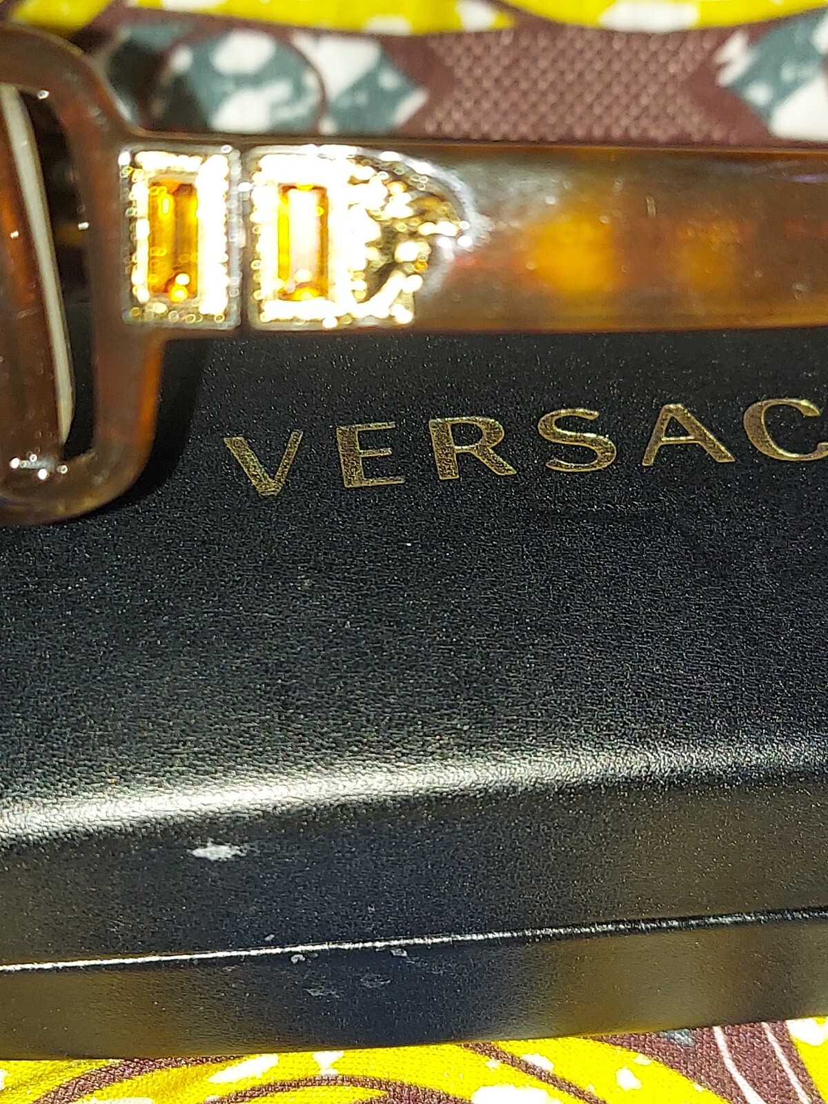 Vintage Versace 1970s? Faux Tortoise Shell glasses Mo… - Gem