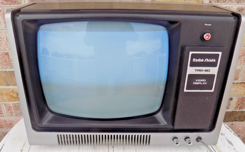 Radio Shack TRS-80 Vintage 1979 12" B/W MONITOR ** Powers Up ** Model ...