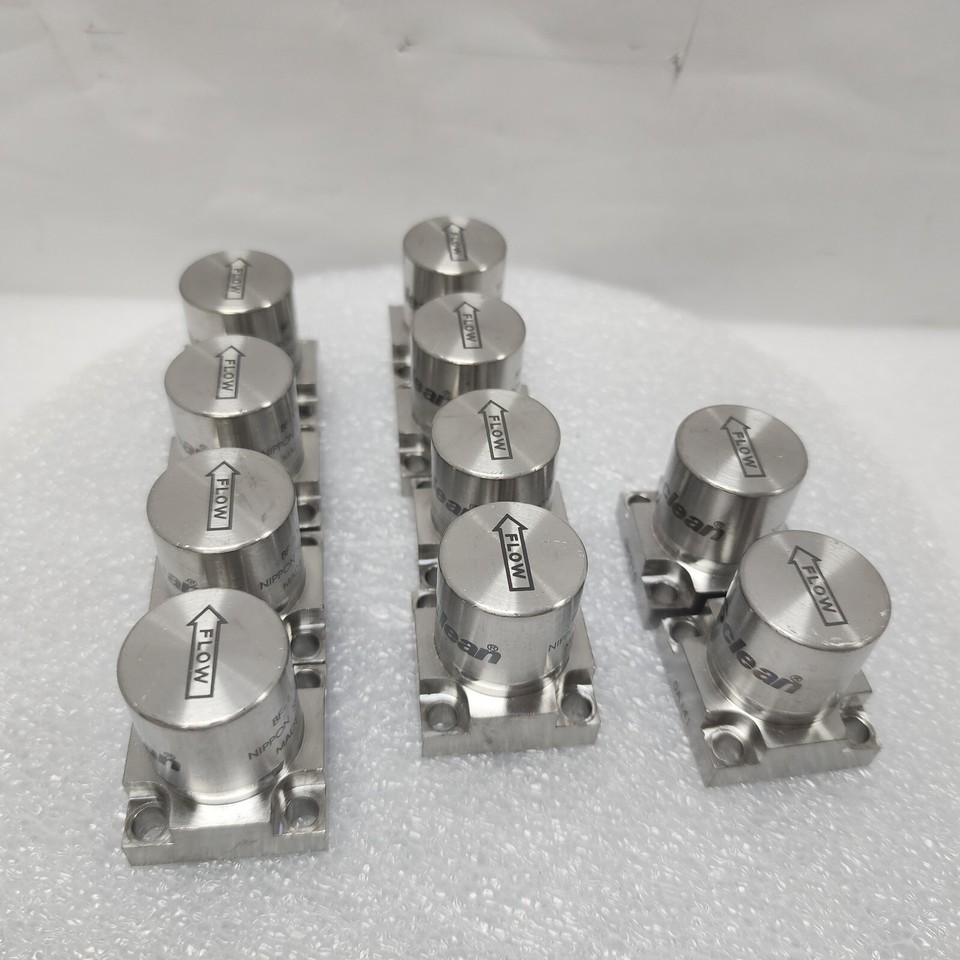 Lot of 10 Nippon Seisen NASCLEAN METAL GAS FILTER BF-1.125C PT-30,Used ...