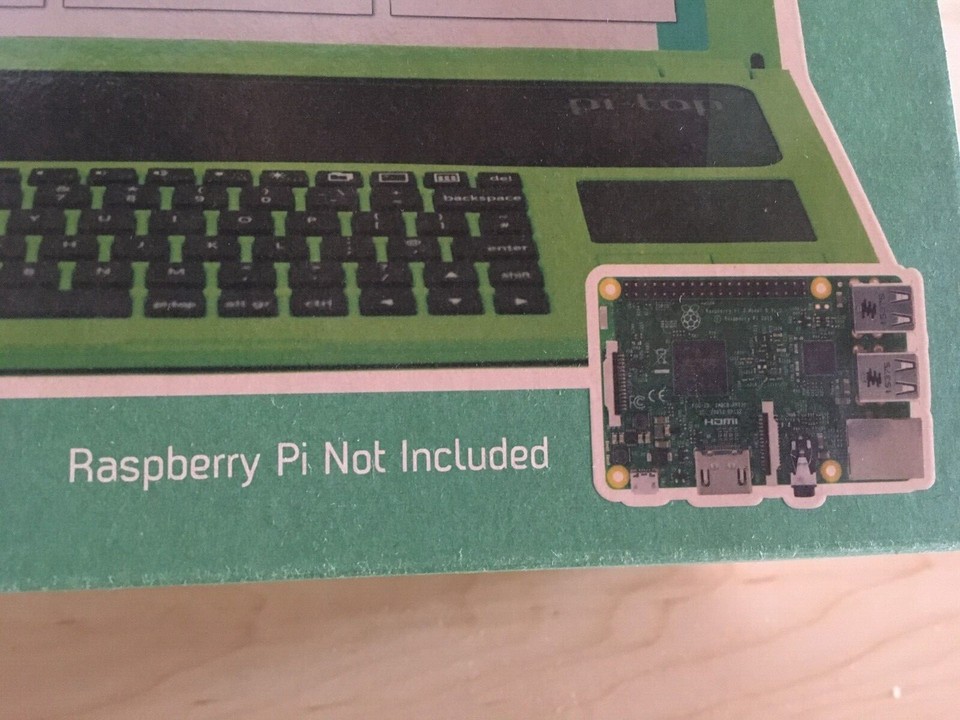 Pi-Top Laptop Development Kit, Keyboard - Green - USA 13.3in, PiTop Hub ...