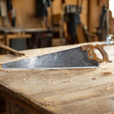 Vintage Disston D-23 Crosscut Hand Saw Wheat Design 26" Blade 8 PPI ...