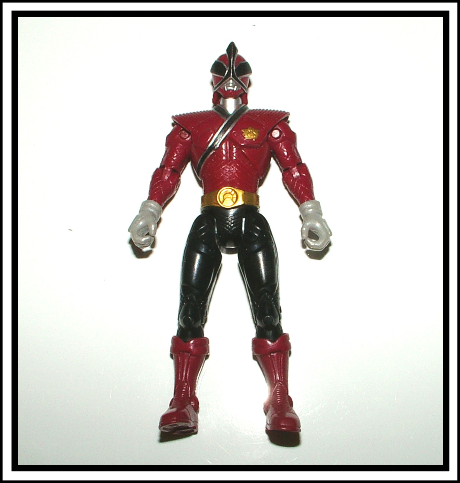 2011 _ Power Rangers Samurai - Mega (Dark) Red Ranger _ ** Figure Only ...