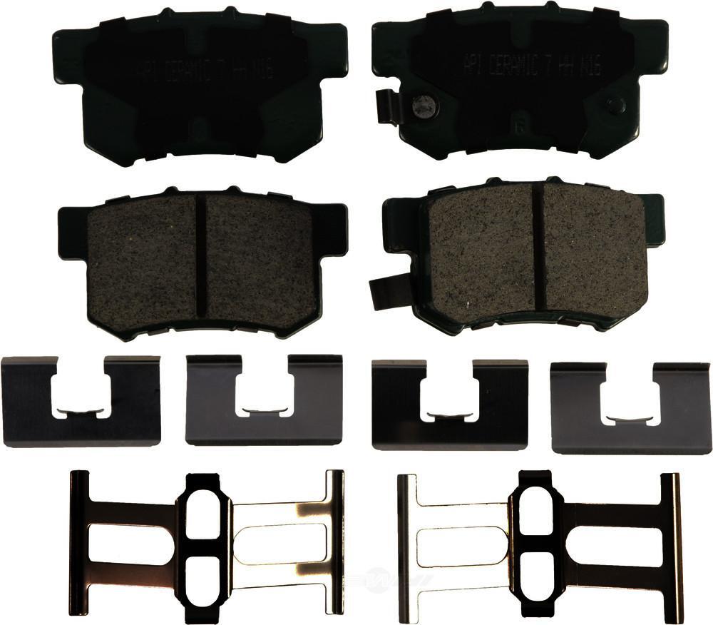 Disc Brake Pad Set-PCT Ceramic Disc Brake Pad Rear Autopart Intl 1412 ...