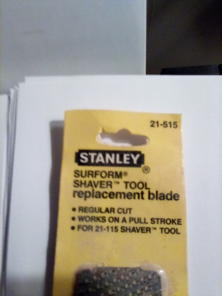 NEW Stanley Surform 21-515 Shaver Replacement Blades FREE SHIPPING | eBay