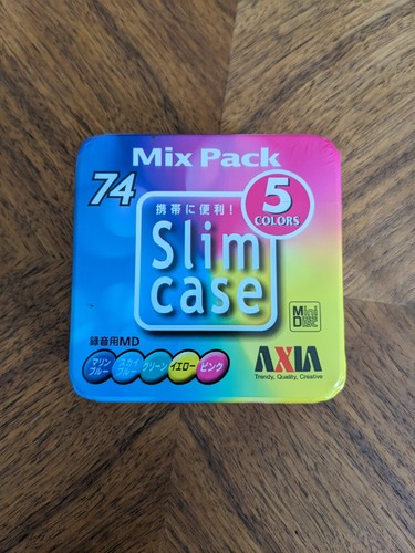 Axia 5 Pack 74 Minutes Minidisc Color Mix Very Rare from Japan! | eBay