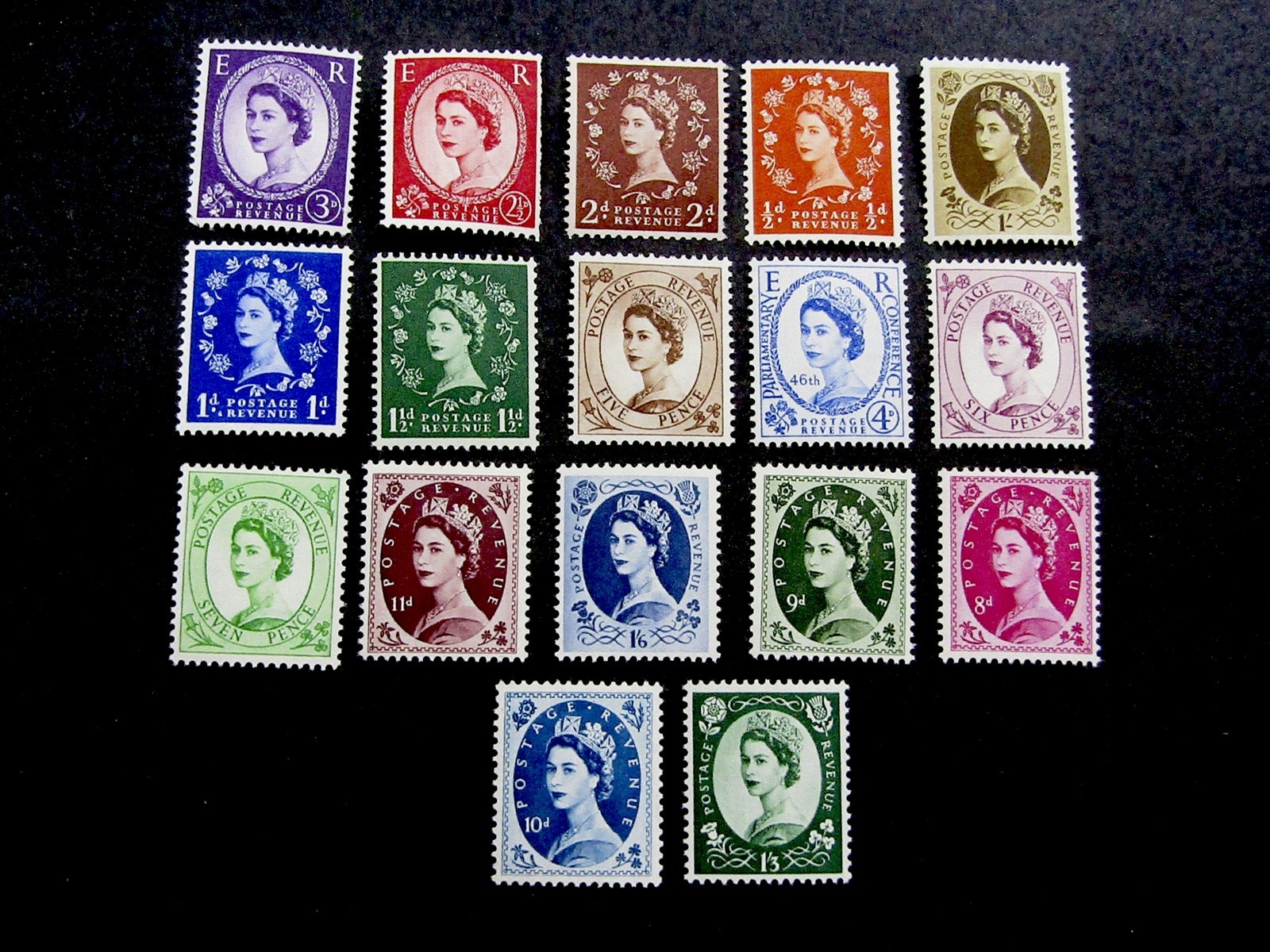 nystamps Great Britain Stamp # 292-308 Mint OG H J23y2320 | eBay