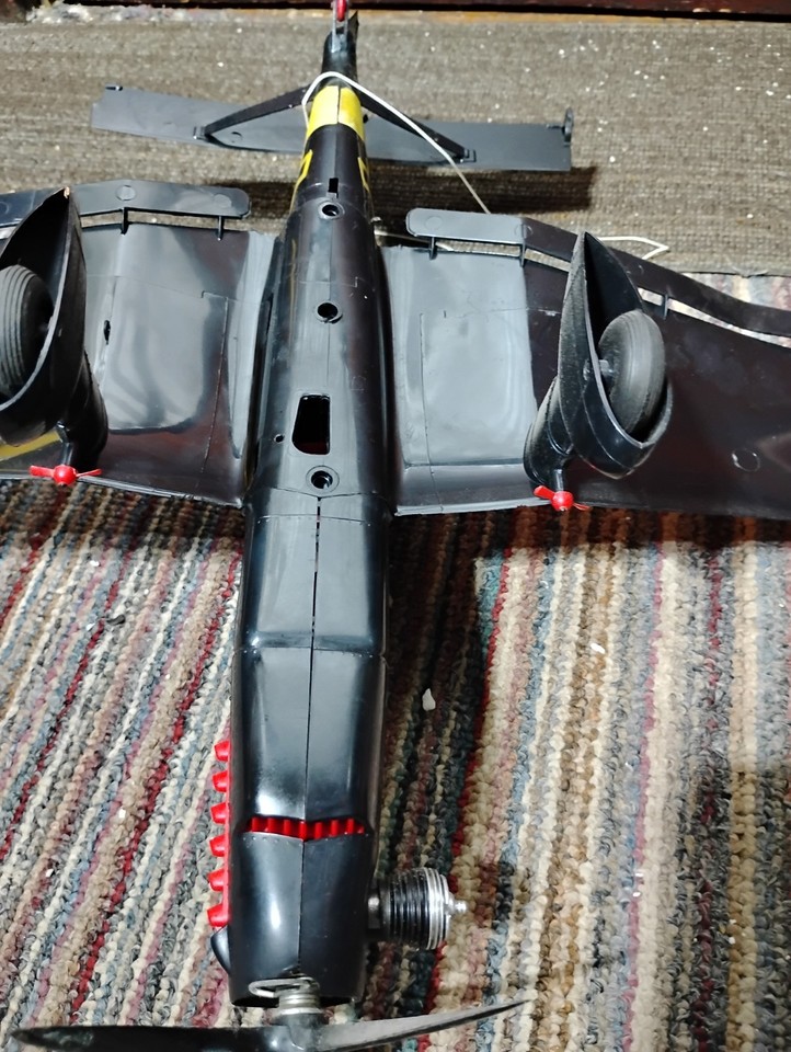 Vintage Cox Stuka JU87D Thimble Drone Powered Control Line Airplane ...