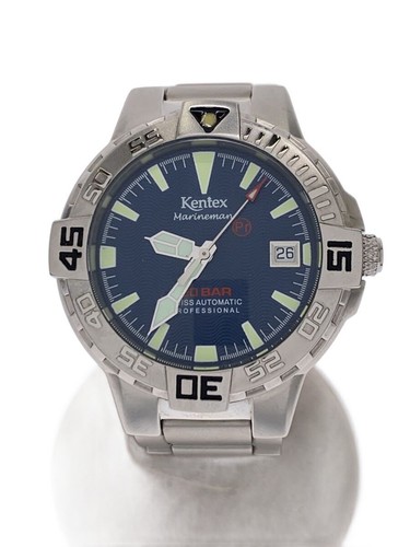 Kentex MARINEMAN-PRO/Automatic watch/Analog/Stainless steel/NVY/S296M ...