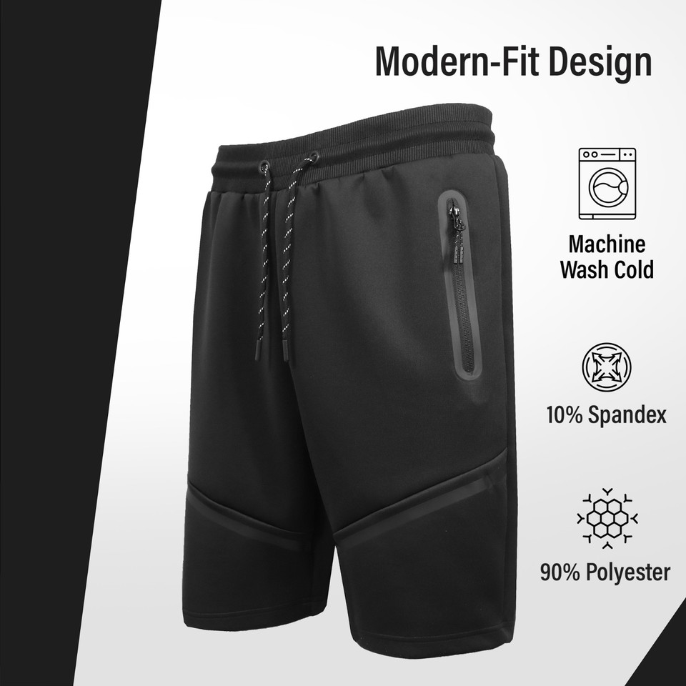 Men's Super Stretch Tech Shorts – Modern Fit Gym & Training Shorts ...