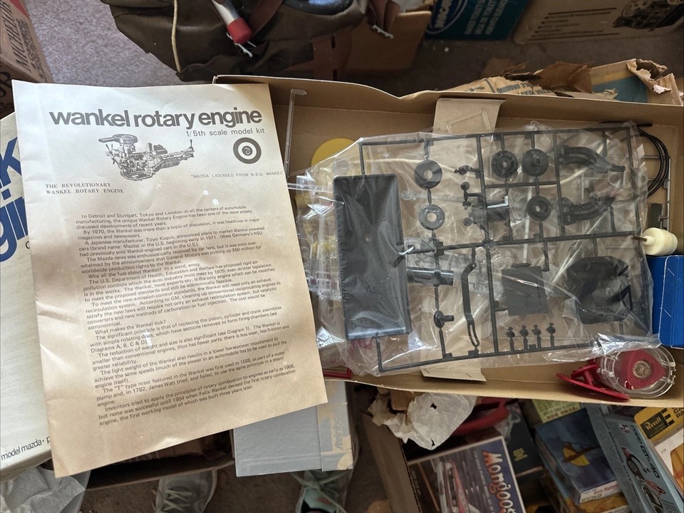 1/5 Entex Wankel Rotary Engine. | eBay