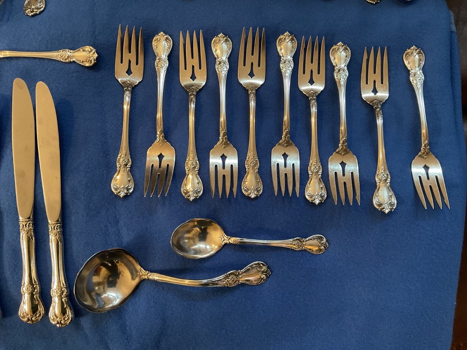 Towle Old Master Sterling Silver Flatware Set-42 Piece- No MONO | eBay