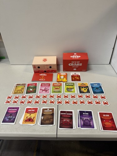 You've Got Crabs Card Game By Exploding Kittens Opened Box | eBay