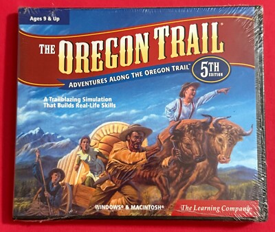 The Oregon Trail 5th Fifth Edition Windows XP Vista 7 Software Sealed ...