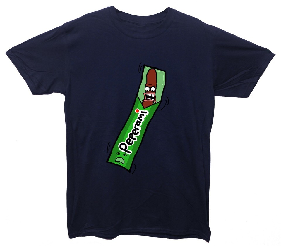 Angry Peperami Funny Printed T-Shirt | eBay UK