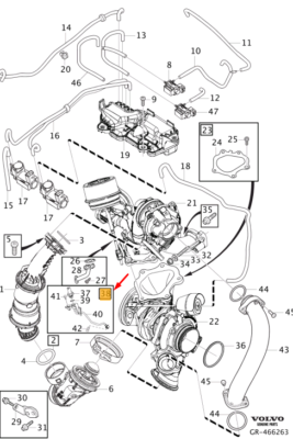 VOLVO V60 MK1 Turbo Pipe Kit 31465952 NEW GENUINE | eBay