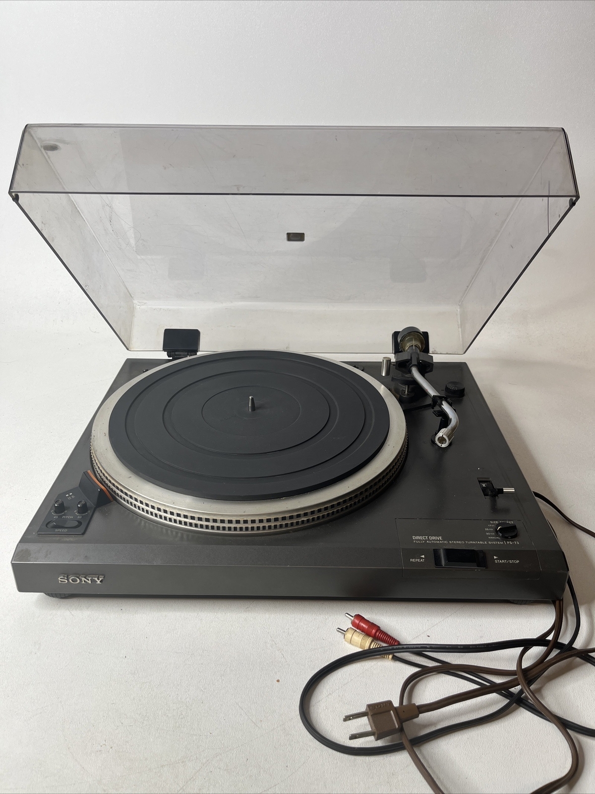 Vintage Sony PS-T3 Direct Drive Turntable - Working- needs Needle ...