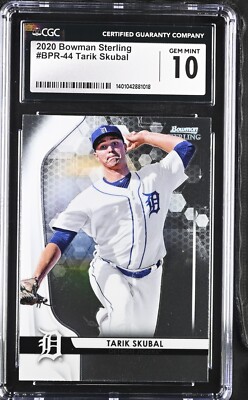 2020 Bowman Sterling BPR-44 Tarik Skubal Tigers CGC Gem Mint 10 | eBay
