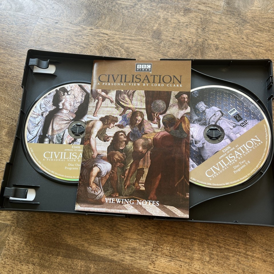 Civilisation : Complete BBC Series (4 DVD Box Set) UNPLAYED MINT - SAME ...