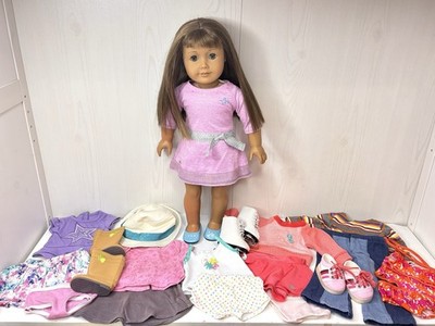 American Girl Doll Truly Me JLY 43 Brown Hair Bangs Hazel Eyes Tan Skin ...