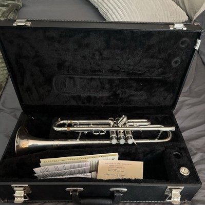 Getzen 700 ETERNA II Trumpet Silver W/Hard case Mouthpiece | eBay