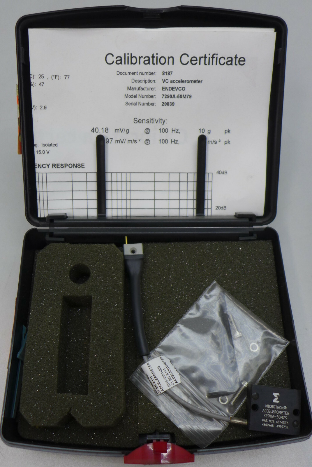 Endevco 7290A-50M79 VC Accelerometer | eBay