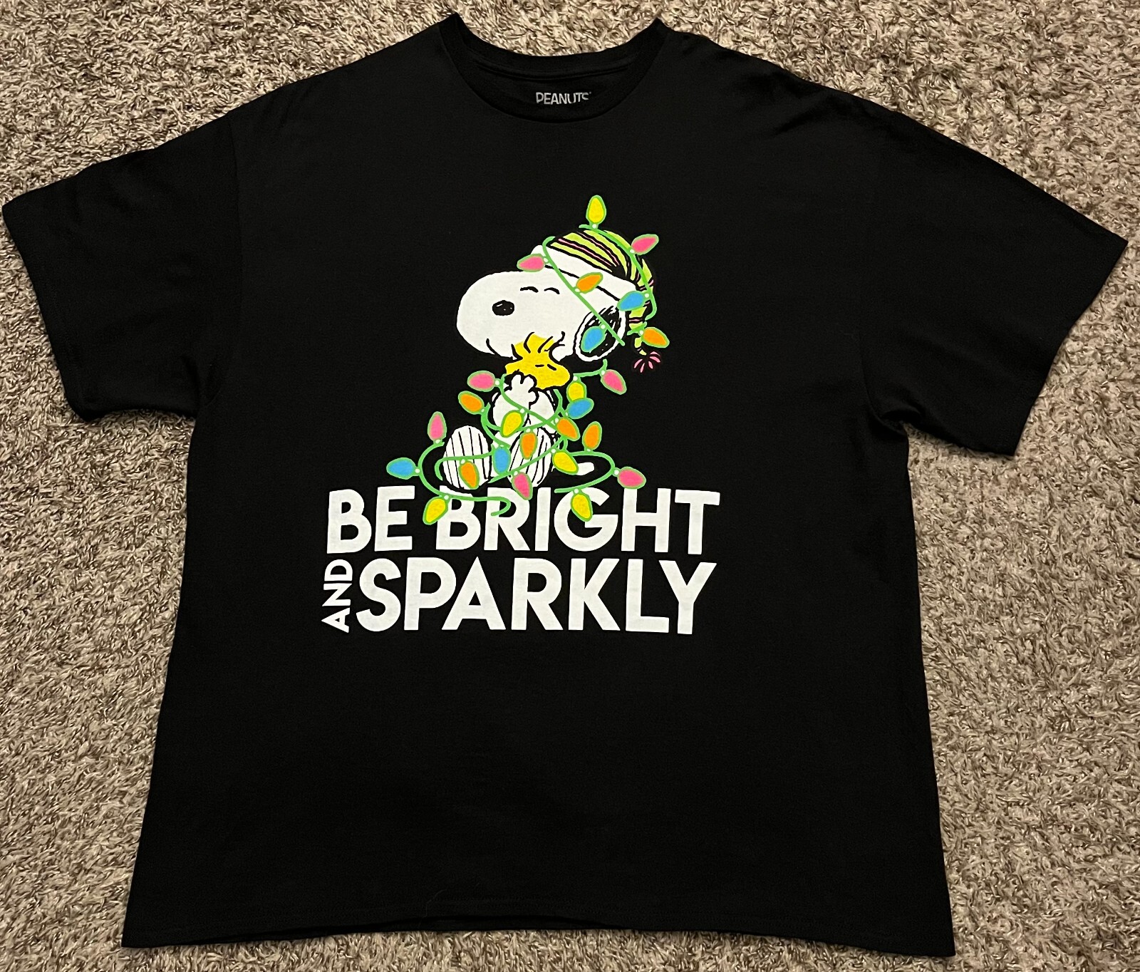 Peanuts Official Snoopy Be Bright And Sparkly Men's B… - Gem