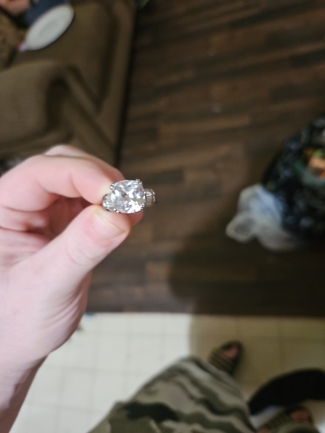 925 sterling sliver diamond engagement ring | eBay