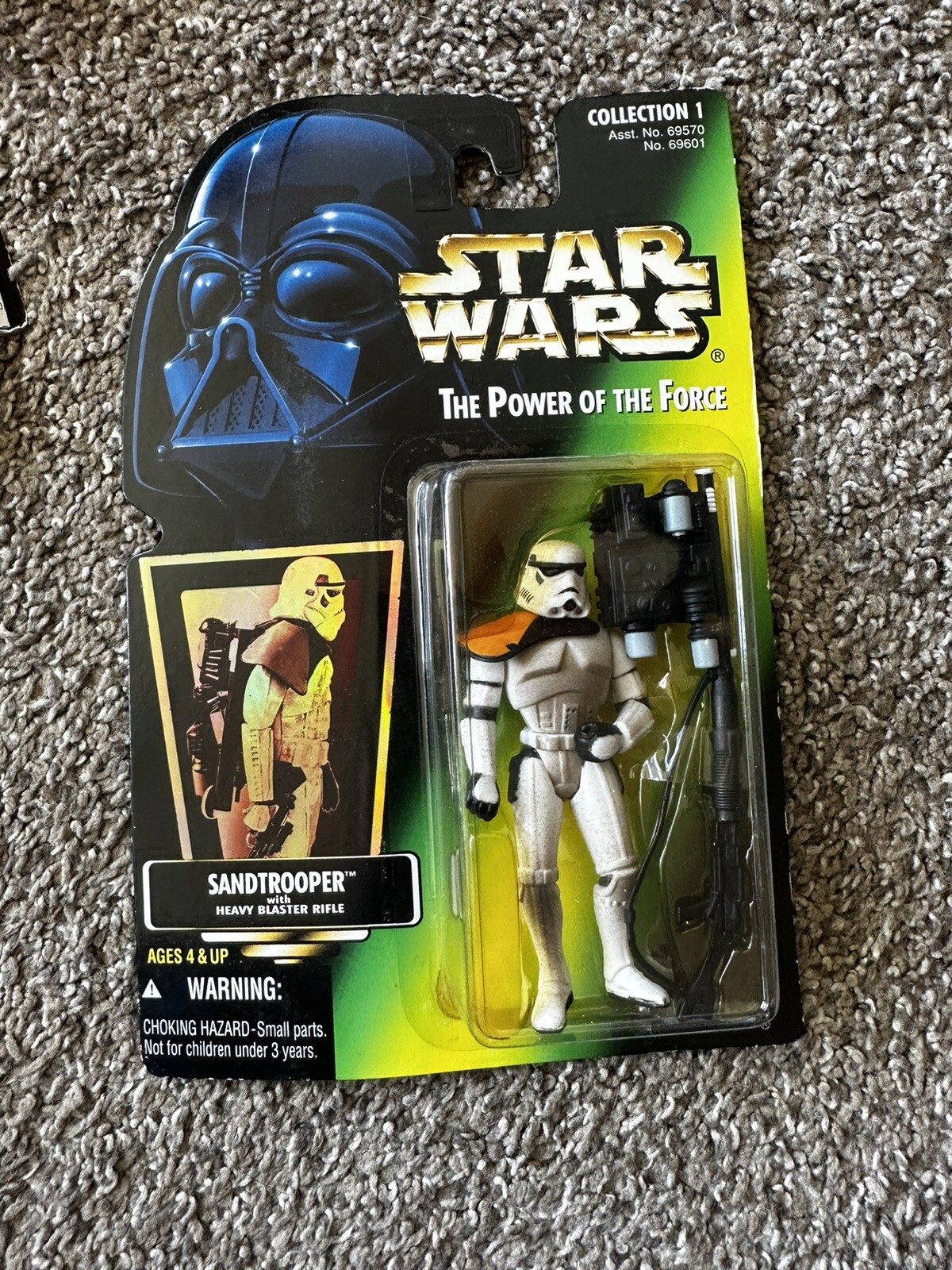 Sandtrooper w Heavy Blaster Rifle 1996 STAR WARS Power of the Force ...
