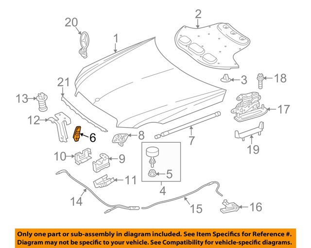 MERCEDES OEM 14-16 E350 Hood-Baffle 2128870245 | eBay