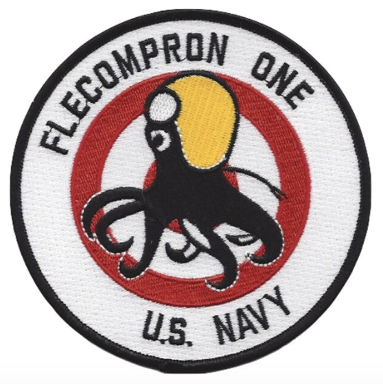 4.5" NAVY VC-1 COMPOSITE SQUADRON FLECOMPRON ONE EMBROIDERED PATCH | eBay