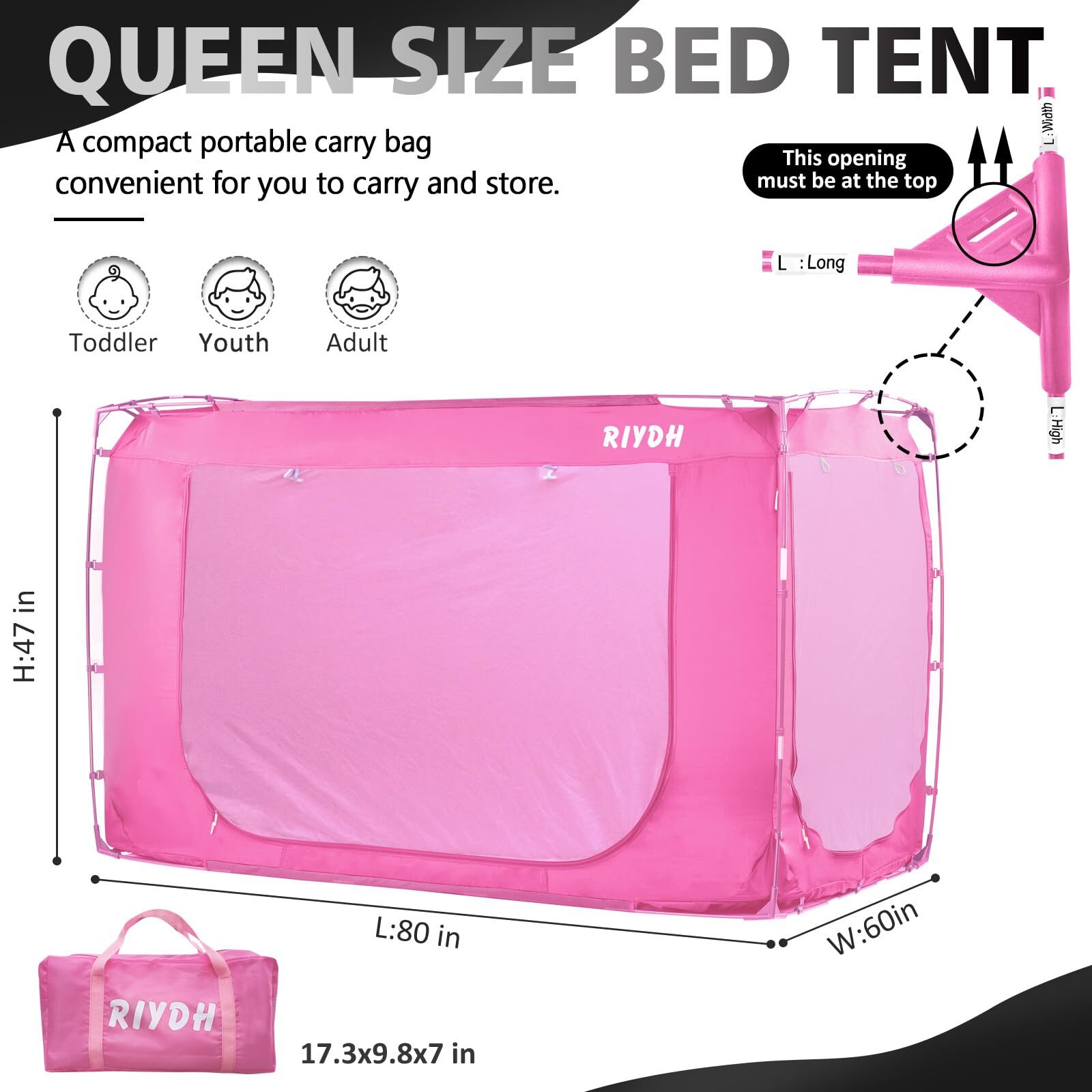 Bed Tent Bed Canopy Queen Size Tents For Adult And Kids Original Design ...
