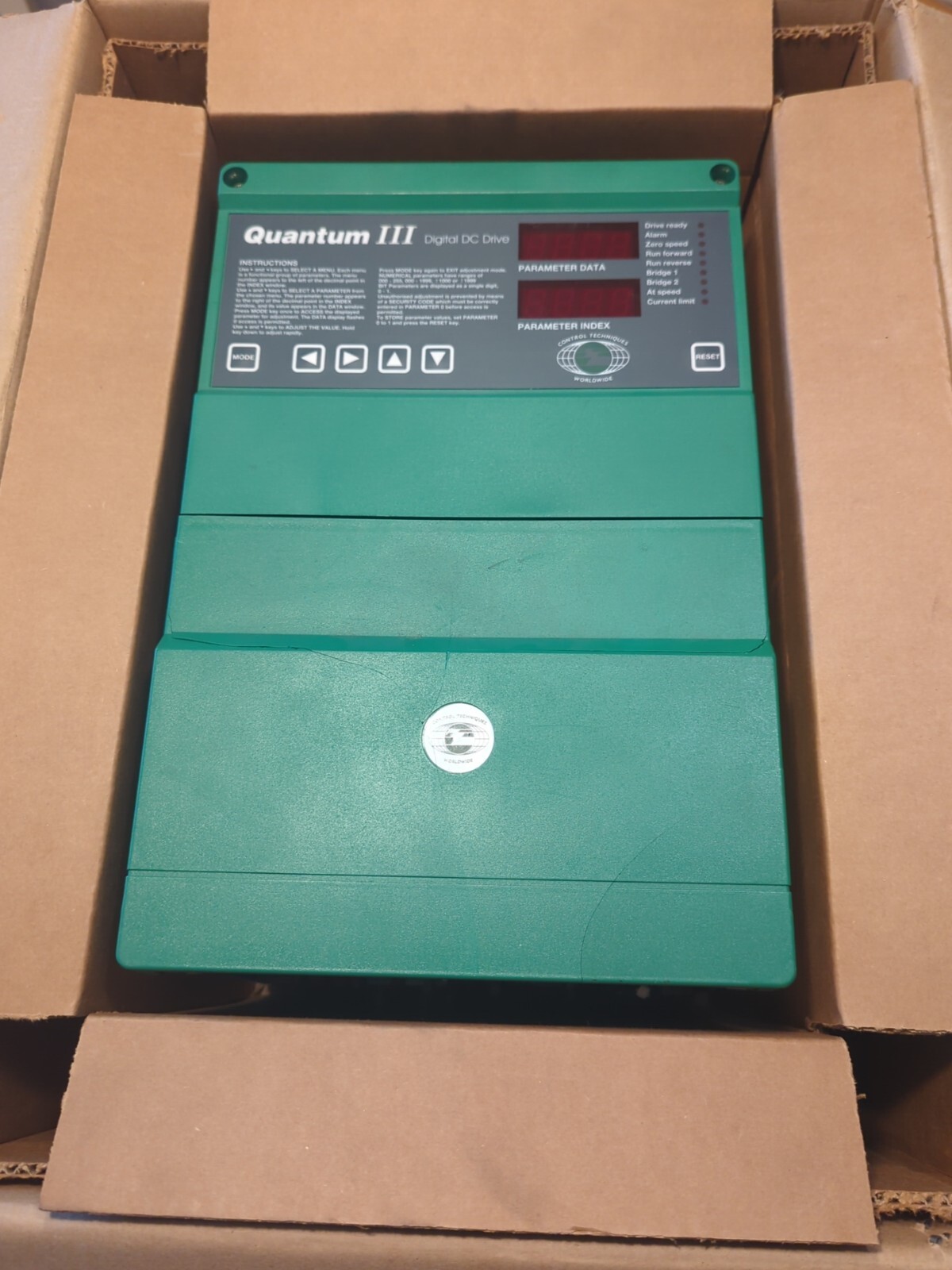 Control Techniques Quantum III DC Drive 9500-8302-R M45-14ICDQ NOS? | eBay
