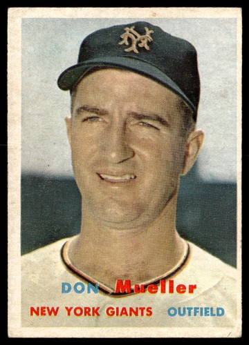 1957 Topps Don Mueller #148 New York Giants | eBay