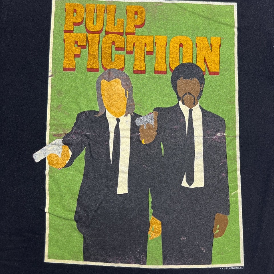 Pulp Fiction Pop Art Movie Poster Shirt Short Sleeve Vincent & Jules ...
