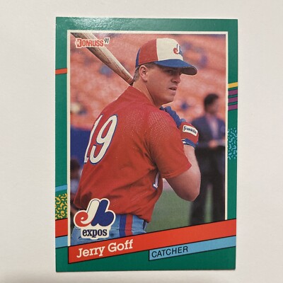 1991 Donruss Baseball Card Jerry Goff Montreal Expos #499 MLB | eBay
